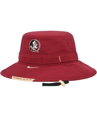 Men's Nike Garnet Florida State Seminoles Boonie Performance Bucket Hat ...