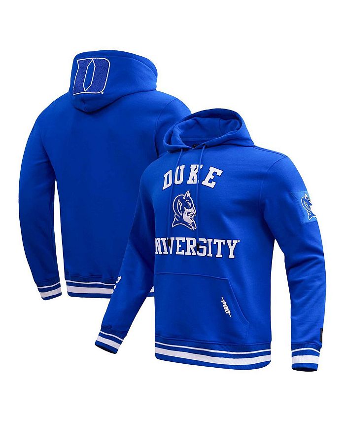 Pro Standard Men's Royal Duke Blue Devils Classic Stacked Logo Pullover ...