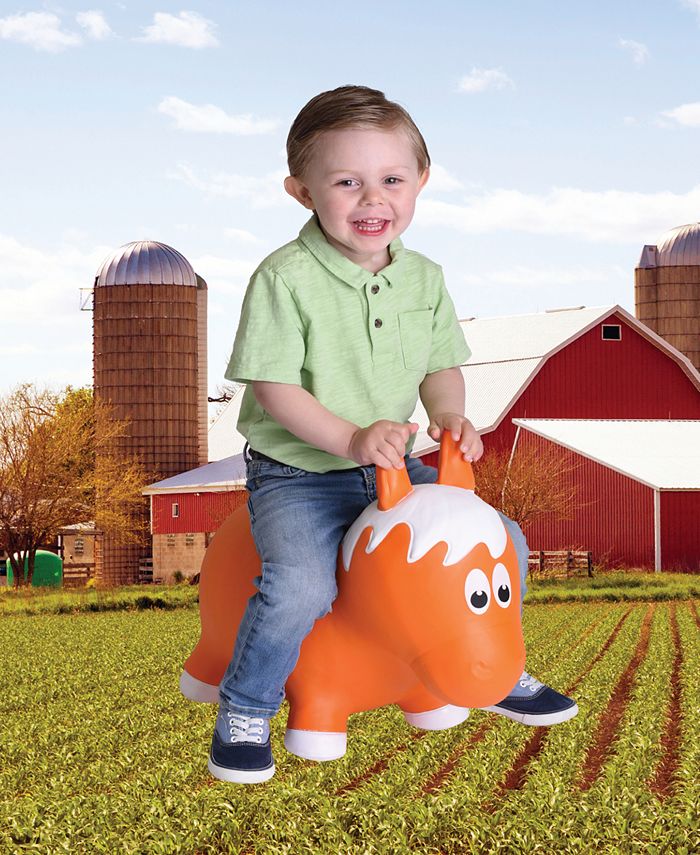Farm Hoppers Horse Ride-On Toddler Inflatable Bounce Toy - Macy's