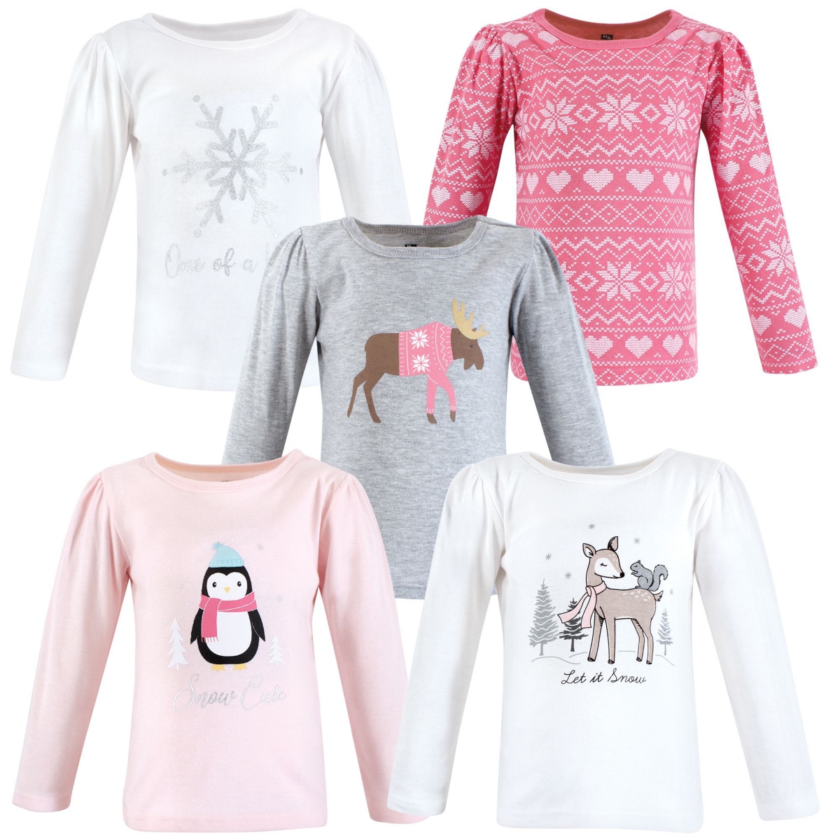 Click here for Hudson Baby Toddler Girls Hudson Long Sleeve T-Shi... prices