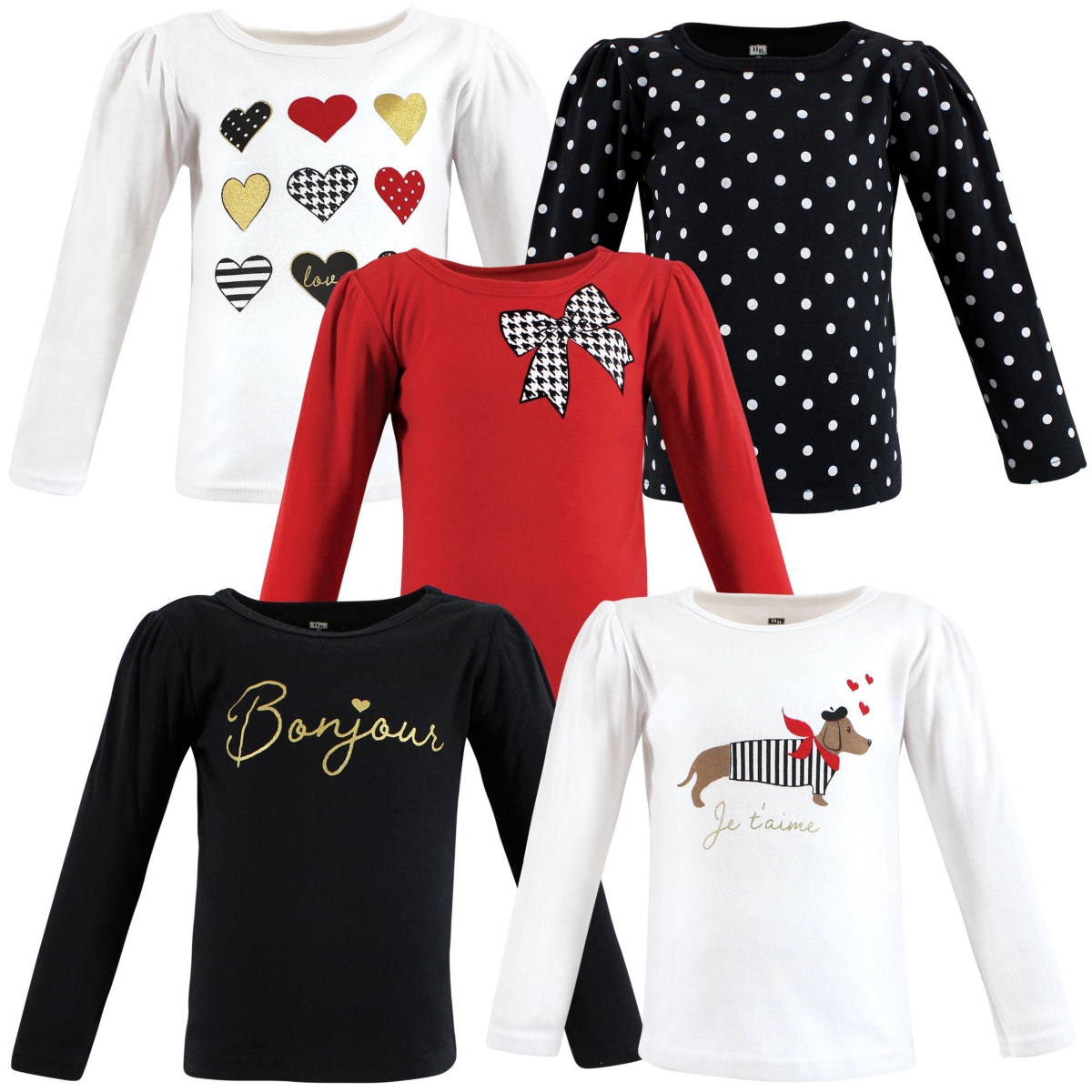 Click here for Hudson Baby Toddler Girls Hudson Long Sleeve T-Shi... prices