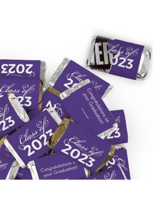 Just Candy 123 Pcs Purple Graduation Candy Party Favors Class of 2024 ...