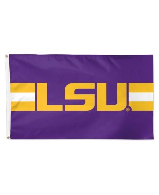 Wincraft LSU Tigers 3' x 5' Horizontal Stripe Deluxe Single-Sided Flag ...