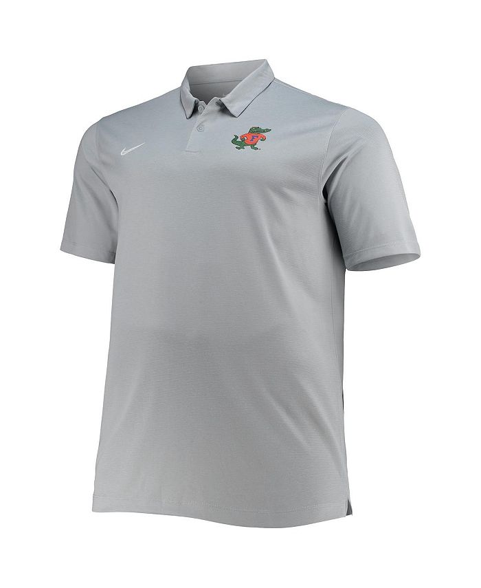 Nike Men's Heathered Gray Florida Gators Big and Tall Performance Polo ...