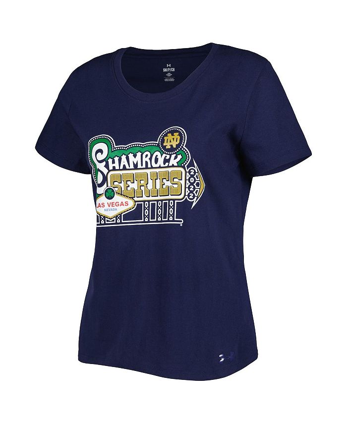 Under Armour Womens Navy Notre Dame Fighting Irish 2022 Shamrock