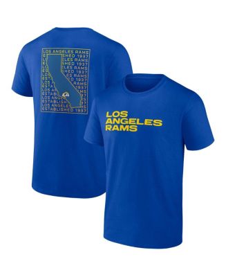 Men's Fanatics Royal Los Angeles Rams Home Field Advantage T-shirt - Macy's
