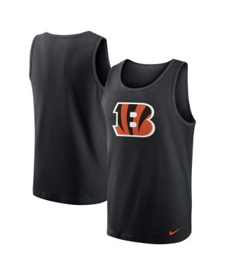 Men's Nike Black Cincinnati Bengals Tri-Blend Tank Top - Macy's
