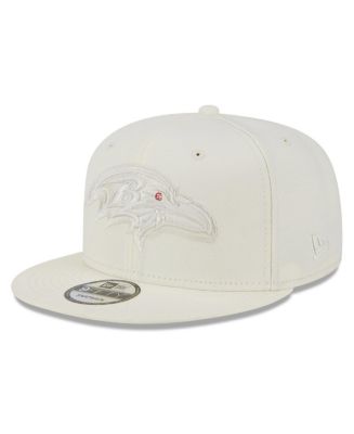 Men's New Era Cream Baltimore Ravens Color Pack 9FIFTY Snapback Hat ...