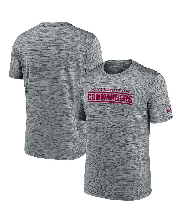 Nike Men's Gray Washington Commanders Velocity Performance T-shirt - Macy's