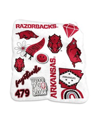 Arkansas Razorbacks 50'' x 60'' Native Raschel Plush Throw Blanket - Macy's