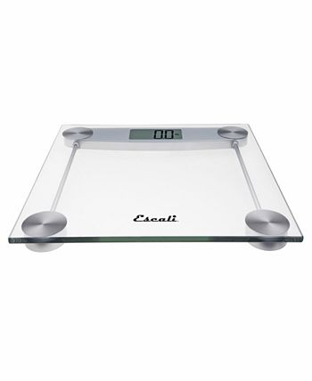 Escali Glass Chrome Bathroom Scale - Macy's