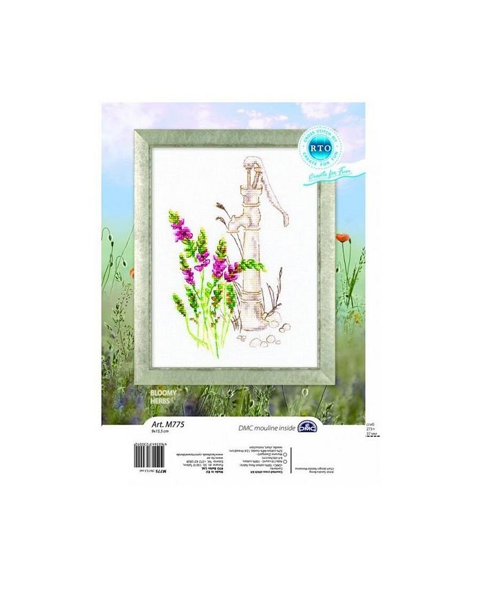 RTO Bloomy herbs M775 Counted Cross Stitch Kit - Macy's