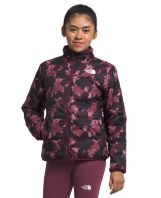 The North Face Big Girls Reversible Mossbud Jacket - Macy's