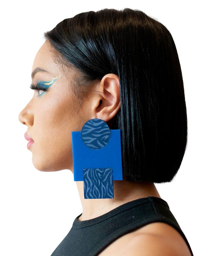 Swanky Designs Tahari Geo Drop Earrings - Macy's