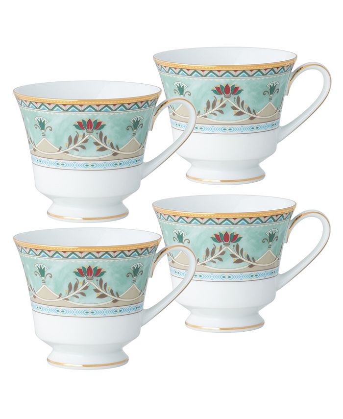 Noritake Serene Garden 4 Piece Cups Set, 8 oz, Service for 4 - Macy's
