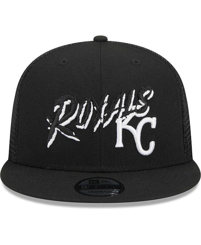 New Era Men's Black Kansas City Royals Street Trucker 9FIFTY Snapback ...