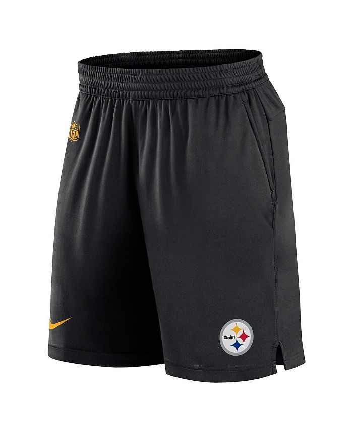 Nike Men's Black Pittsburgh Steelers Sideline Performance Shorts - Macy's