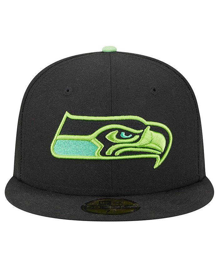 New Era Men's Black Seattle Seahawks Pop 59FIFTY Fitted Hat - Macy's