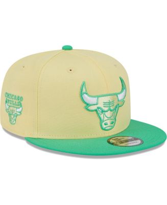 Men's New Era Yellow, Green Chicago Bulls 9FIFTY Hat - Macy's