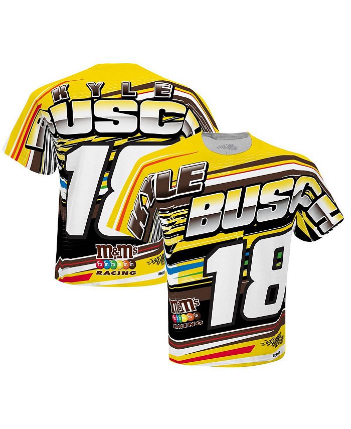 Joe Gibbs Racing Team Collection Men's White Kyle Busch Sublimated ...