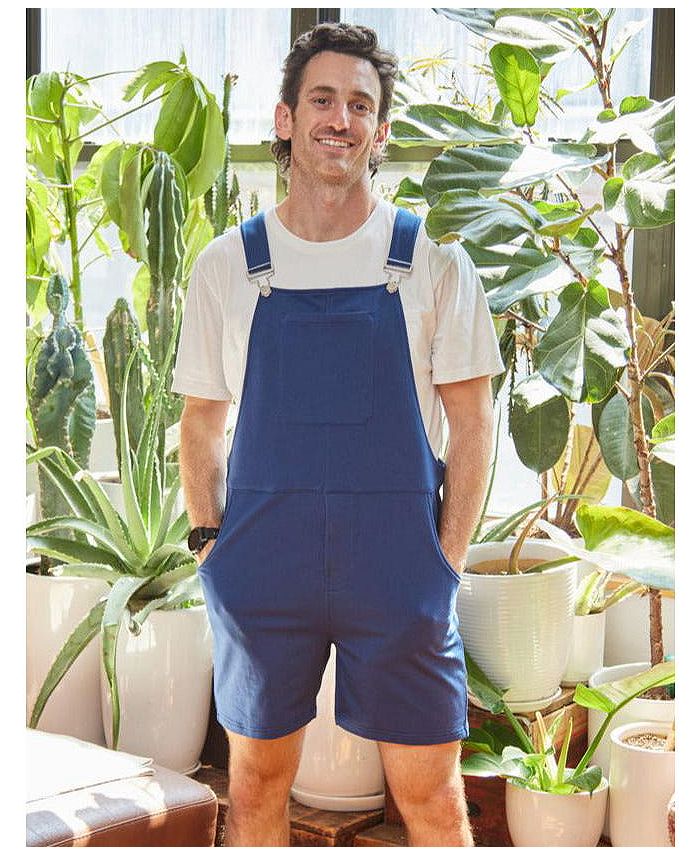 Swoveralls Men's Shorts Unisex Super Soft Sweatpant Overall Shorts - Macy's