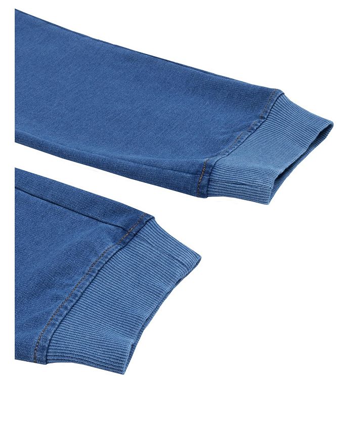 Swoveralls Unisex Super Soft Sweatpant Overalls - Indigo French Terry ...