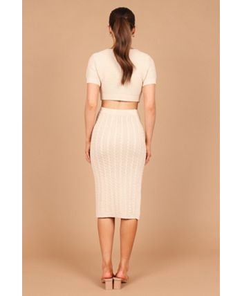 Petal and Pup Women's Ella Cable Knit Two Piece Set - Macy's