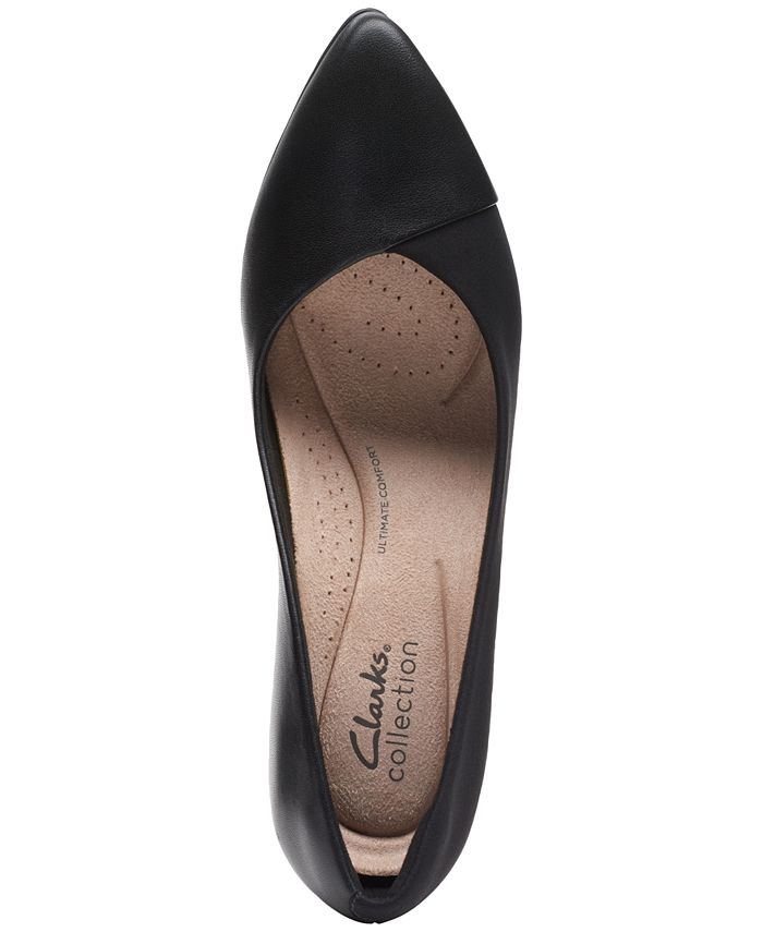 Clarks Women's Kataleyna Rose Mixed-Media Comfort Pumps - Macy's