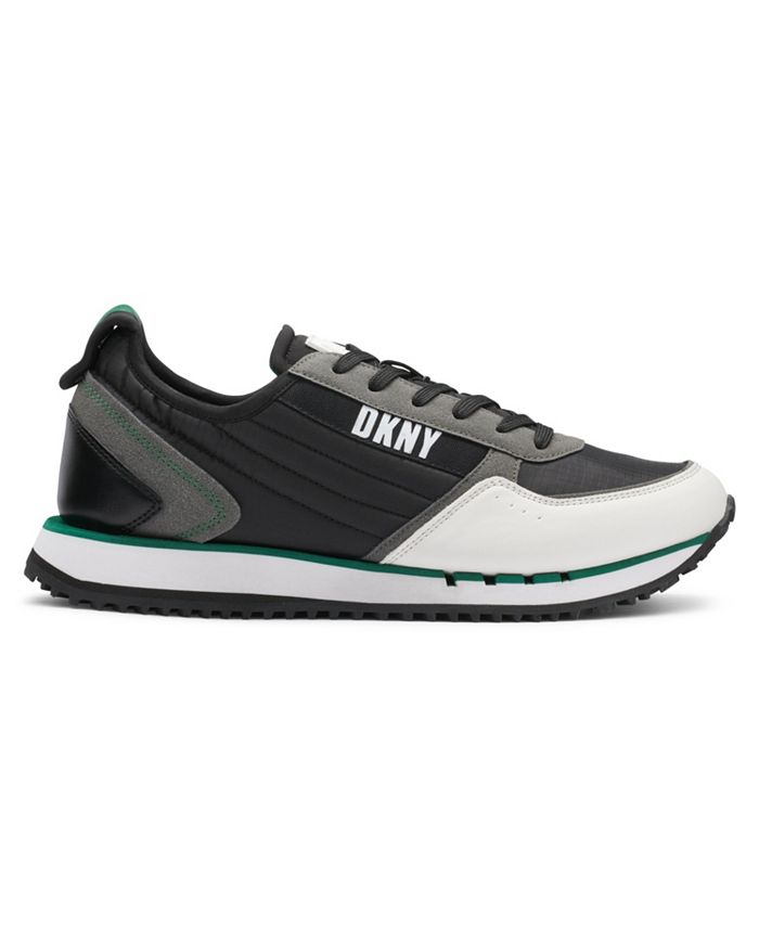 DKNY Men's Mixed Media Runner Sneakers - Macy's