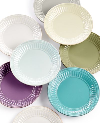 Lenox French Perle Groove Dessert Plate - Dinnerware - Dining ...
