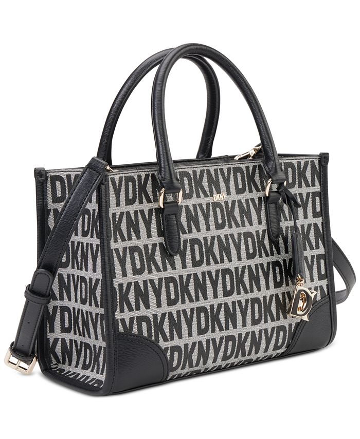 DKNY Perri Soho Logo Small Box Satchel - Macy's