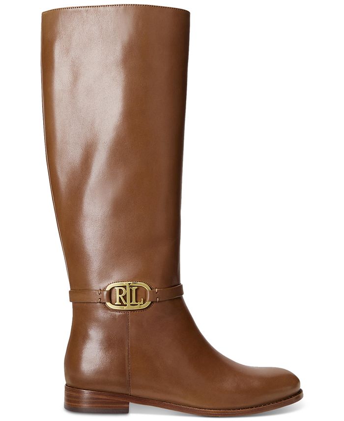 Lauren Ralph Lauren Women's Bridgette Buckled Riding Boots - Macy's