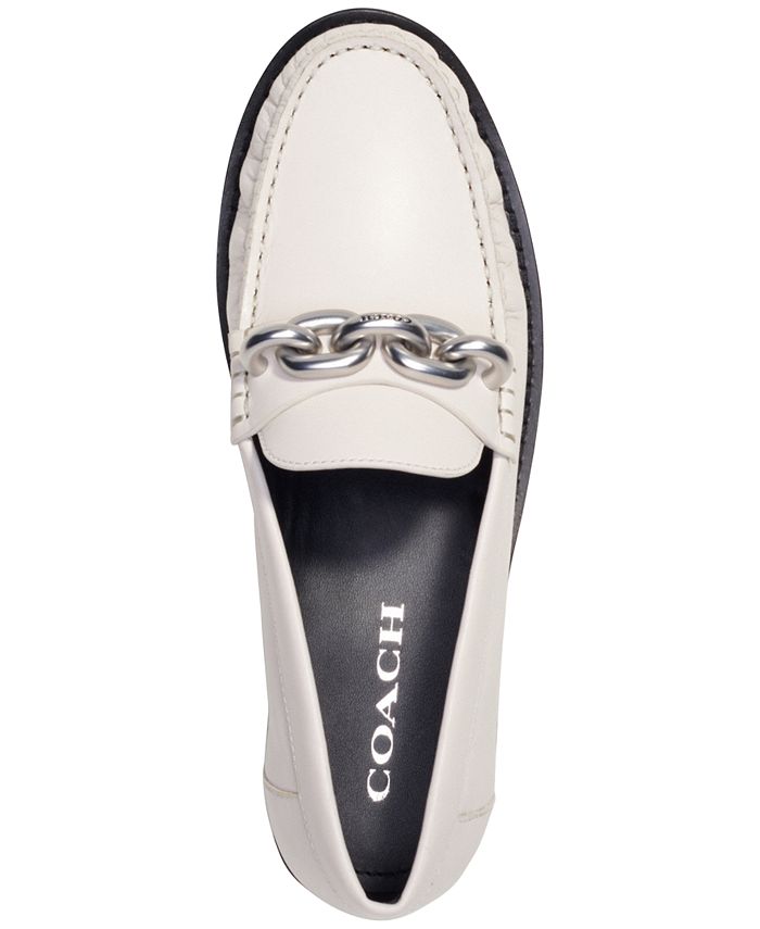 COACH Women's Jess Chain-Strap Moccasin Loafers - Macy's