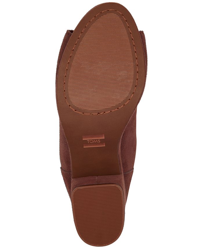 TOMS Women's Florence Slip-On Peep Toe Platform Sandals - Macy's