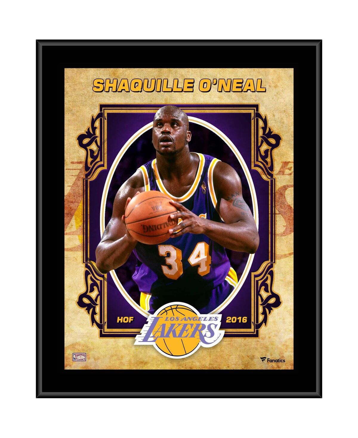 Fanatics Authentic Shaquille O'neal Los Angeles Lakers 10.5'' X 13 ...