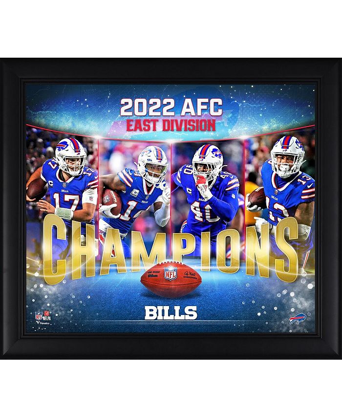 Fanatics Authentic Buffalo Bills 2022 AFC East Division Champions 15 ...