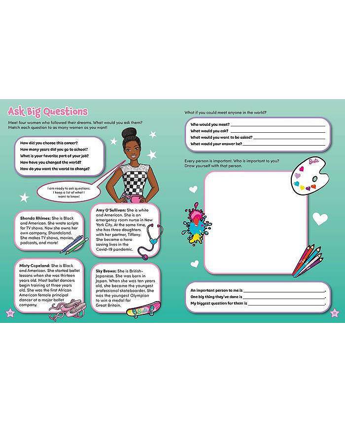 Barnes & Noble Barbie Dream Big Activity Book by Mattel - Macy's