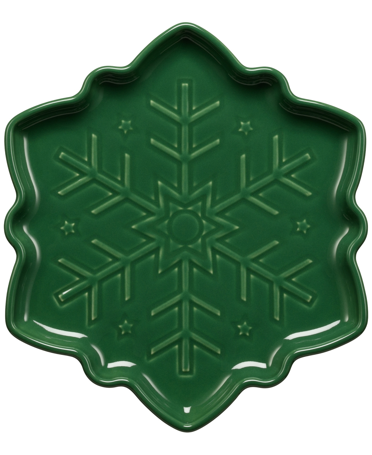 Click here for Fiesta Snowflake Shaped Plate 9 - Dk Green prices