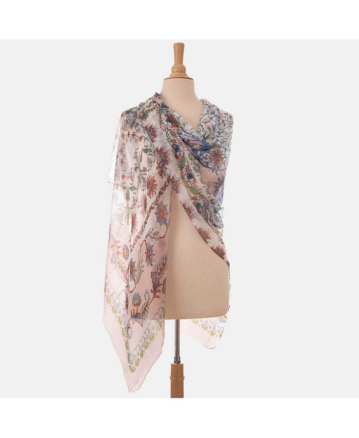 Elizabetta Nicoletta - Large Silk Scarf for Women - Macy's