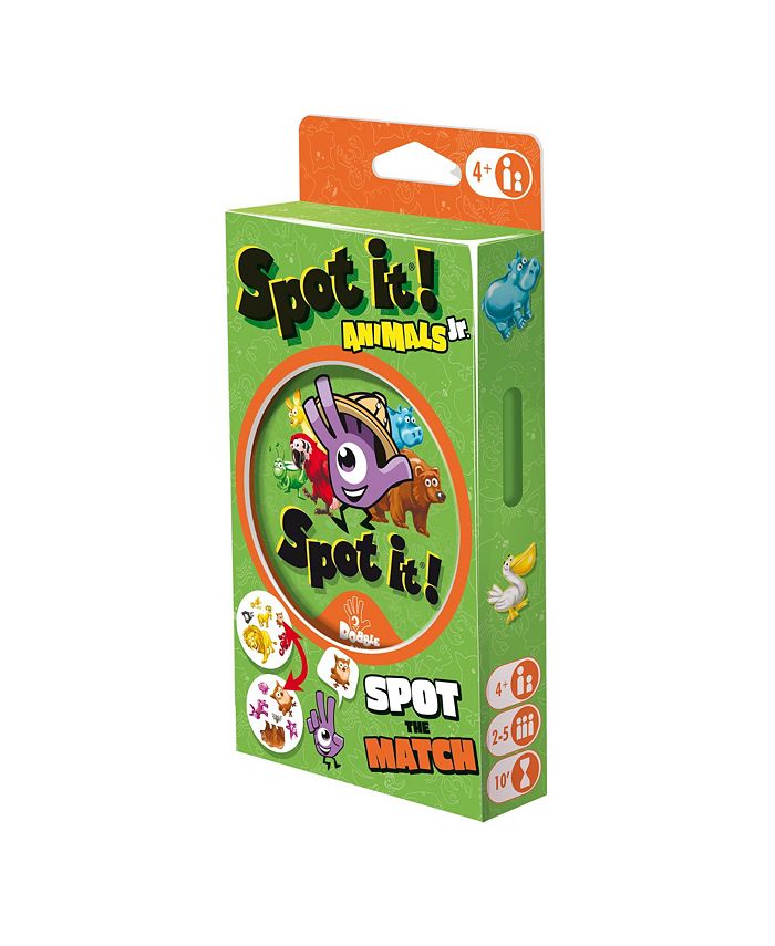 Asmodee North America, Inc. Zygomatic Spot It Jr. Animals Eco Blister ...