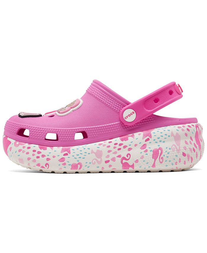 Crocs Little Girls Barbie Cutie Crush Clog Sandals from Finish Line ...