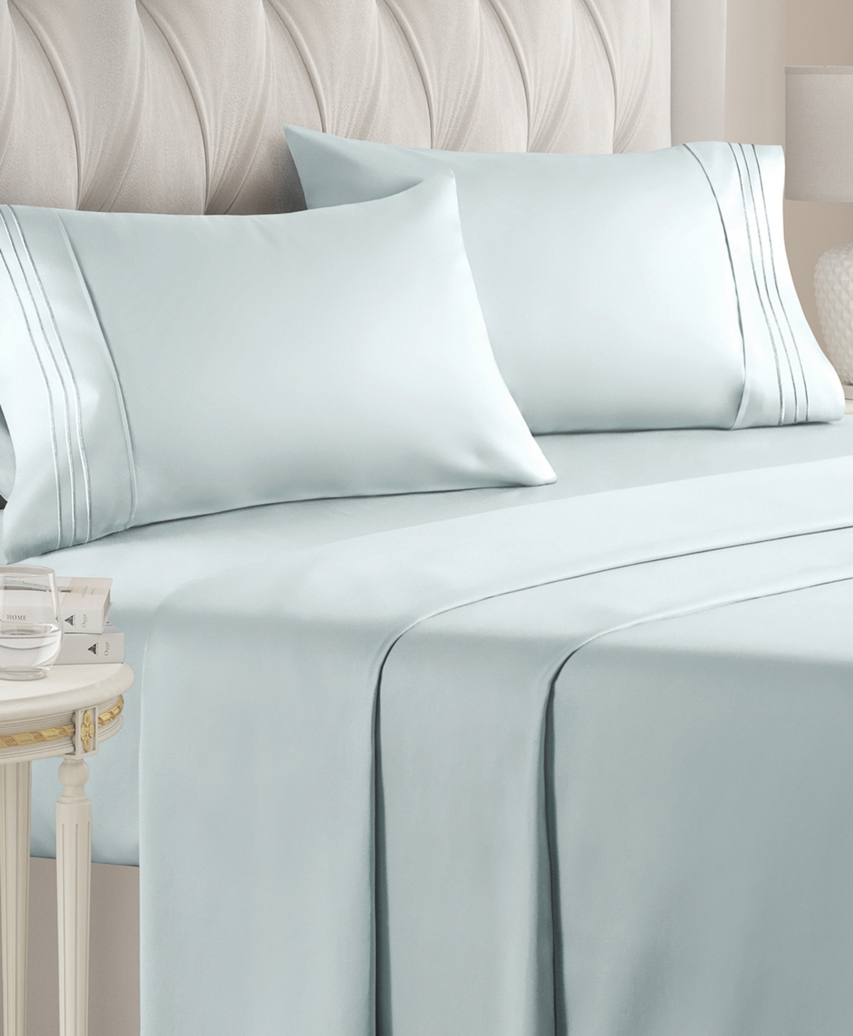 Click here for 4 Piece Microfiber Sheet Set - King - Cream prices