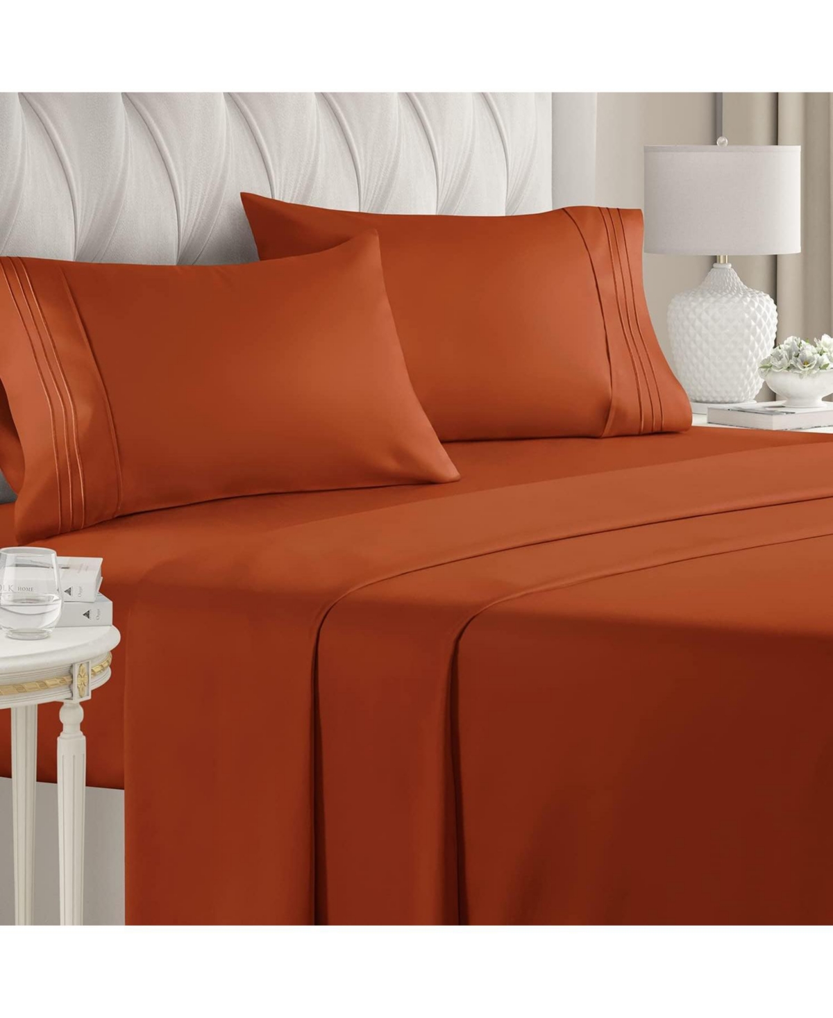 Click here for 4 Piece Deep Pocket Microfiber (Muted  Vibrant  He... prices
