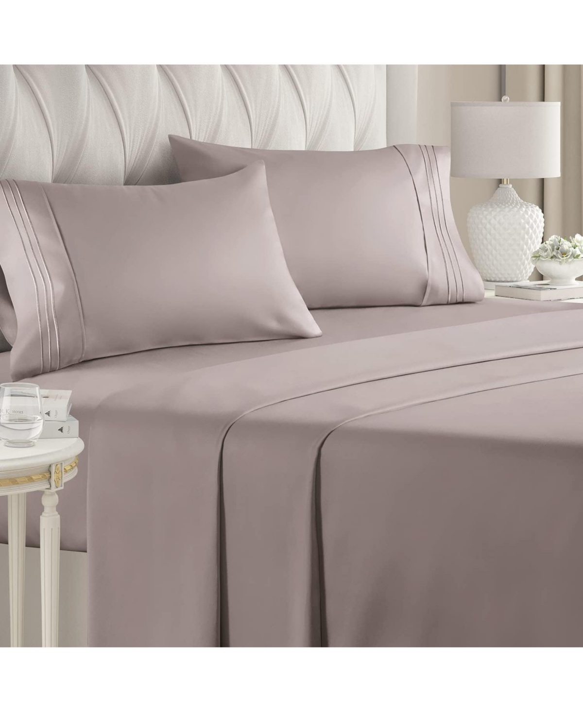 Click here for 4 Piece Deep Pocket Microfiber (Muted  Vibrant  He... prices