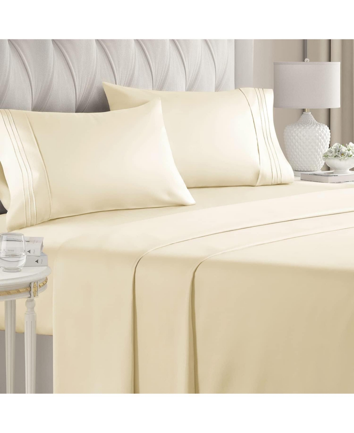 Click here for 4 Piece Deep Pocket Microfiber (Muted  Vibrant  He... prices
