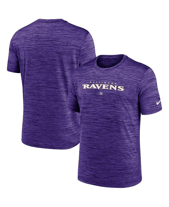 Nike Men's Purple Baltimore Ravens Velocity Performance T-shirt - Macy's