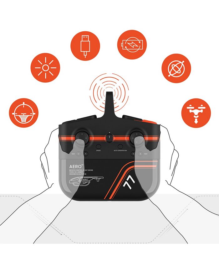 Sharper Image X-Treme Aero High-Performance Remote Control Drone - Macy's