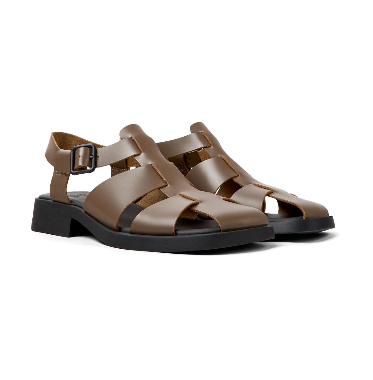 Click here for Camper Womens Dana Sandals - Brown prices