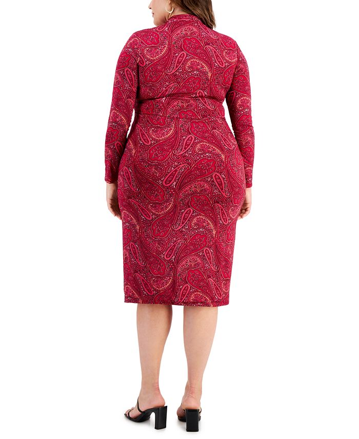 Rachel Rachel Roy Plus Size Floral Print Twist Front Dress Macys
