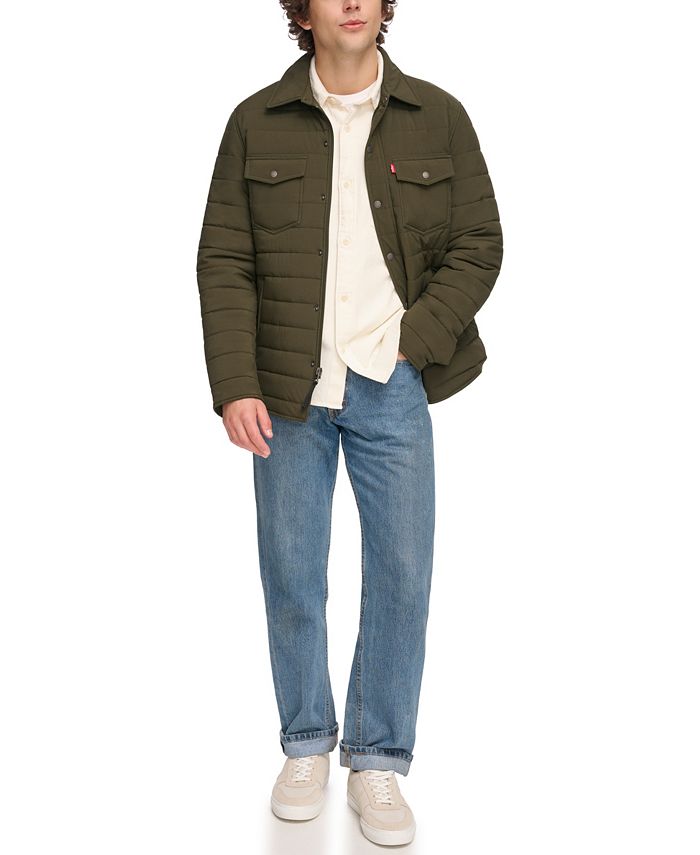 Levi's Men's Quilted Shirt Jacket - Macy's